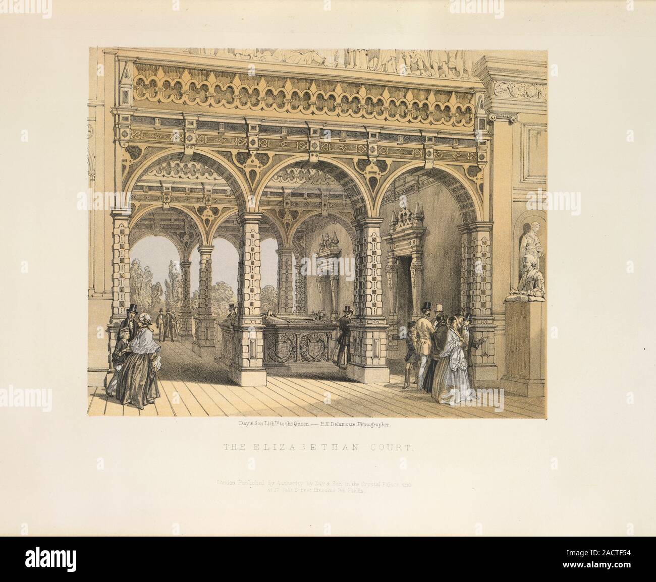 The Elizabethan Court, The Elizabethan Court. Image taken from Views of ...
