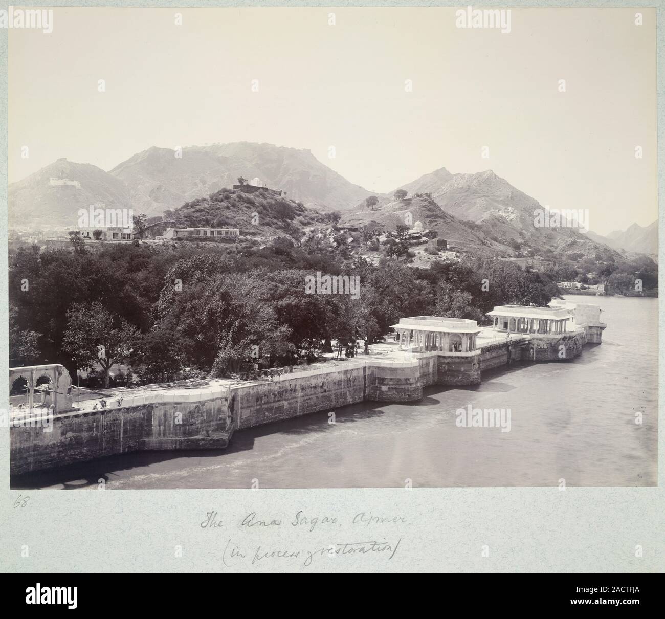 The Ana Sagar, Ajmer, The Ana Sagar, Ajmer (in process of restoration ...
