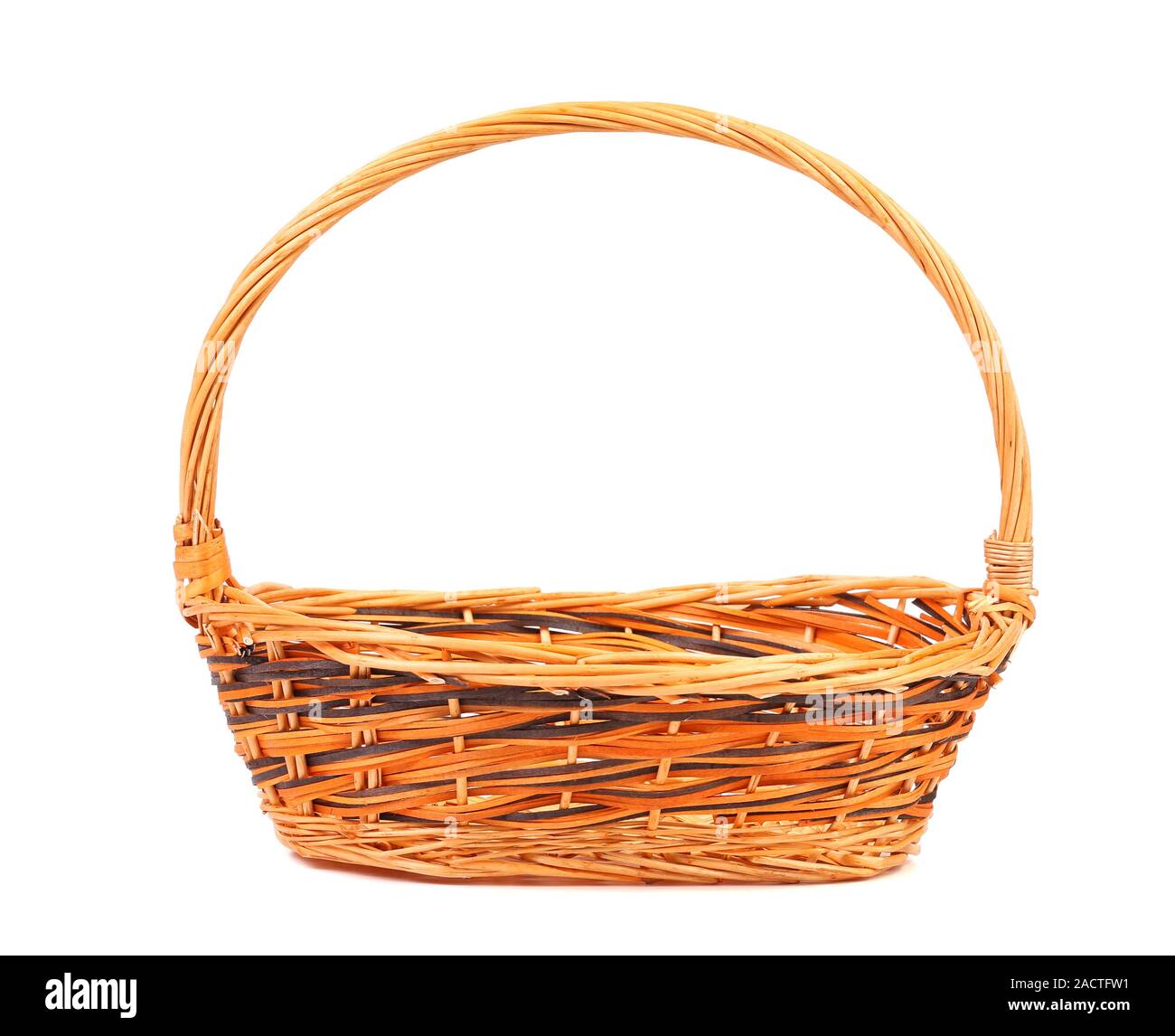 Vintage weave wicker basket Stock Photo - Alamy