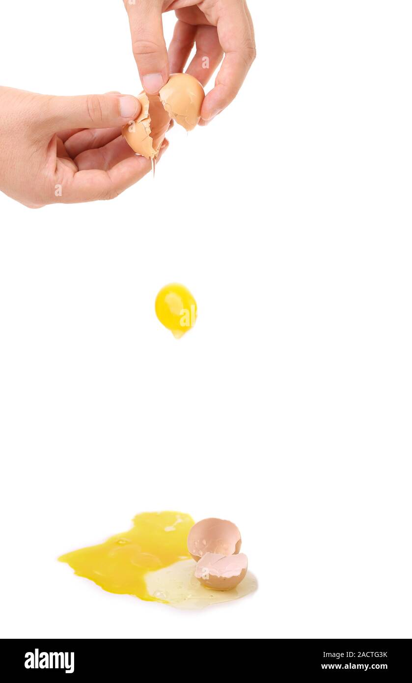 Falling egg hi-res stock photography and images - Alamy