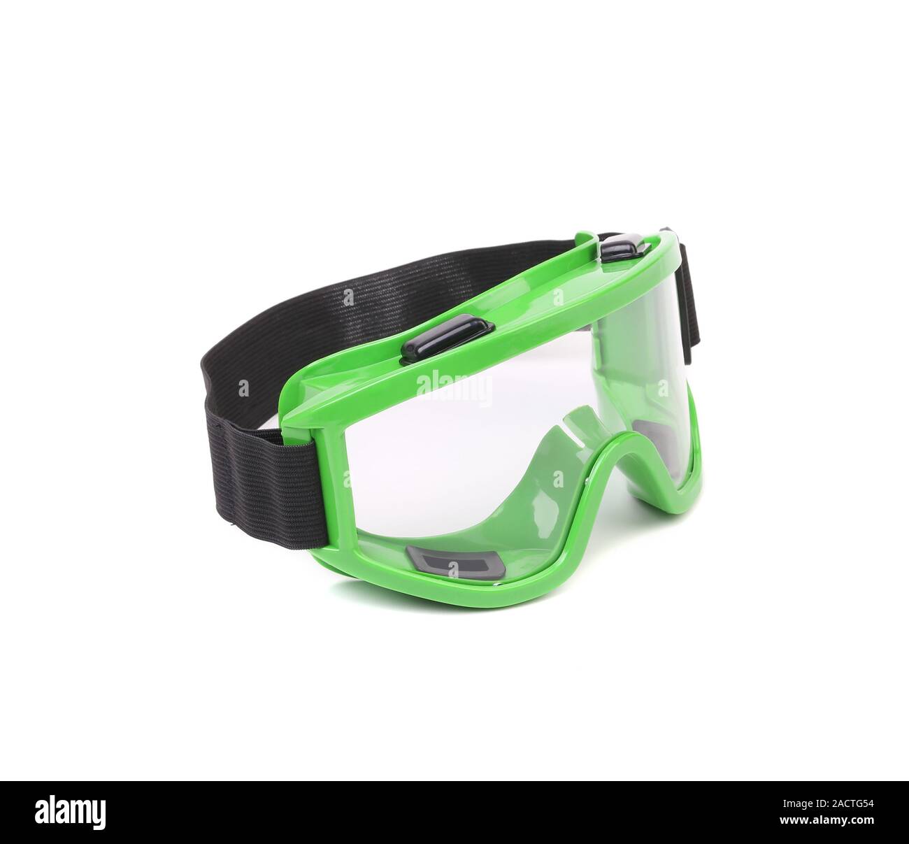 Side view of green protective glasses Stock Photo - Alamy