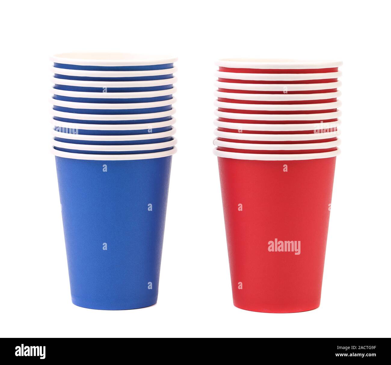 Two empty paper coffee Cut Out Stock Images & Pictures - Alamy