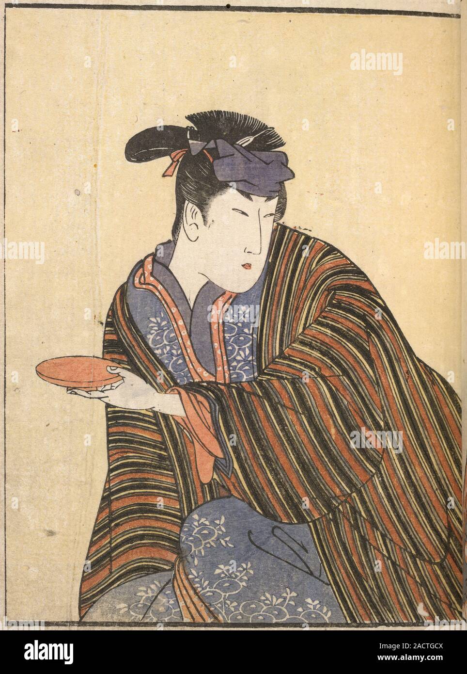 Kabuki actor. Image taken from Yakusha Konote Kashiwa Actors among the ...
