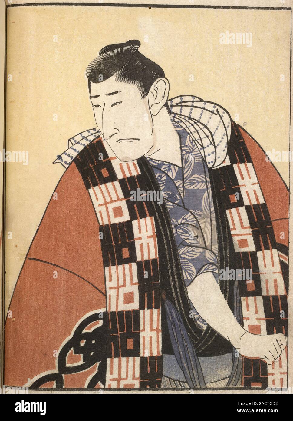 Kabuki actor. Image taken from Yakusha Konote Kashiwa Actors among the ...