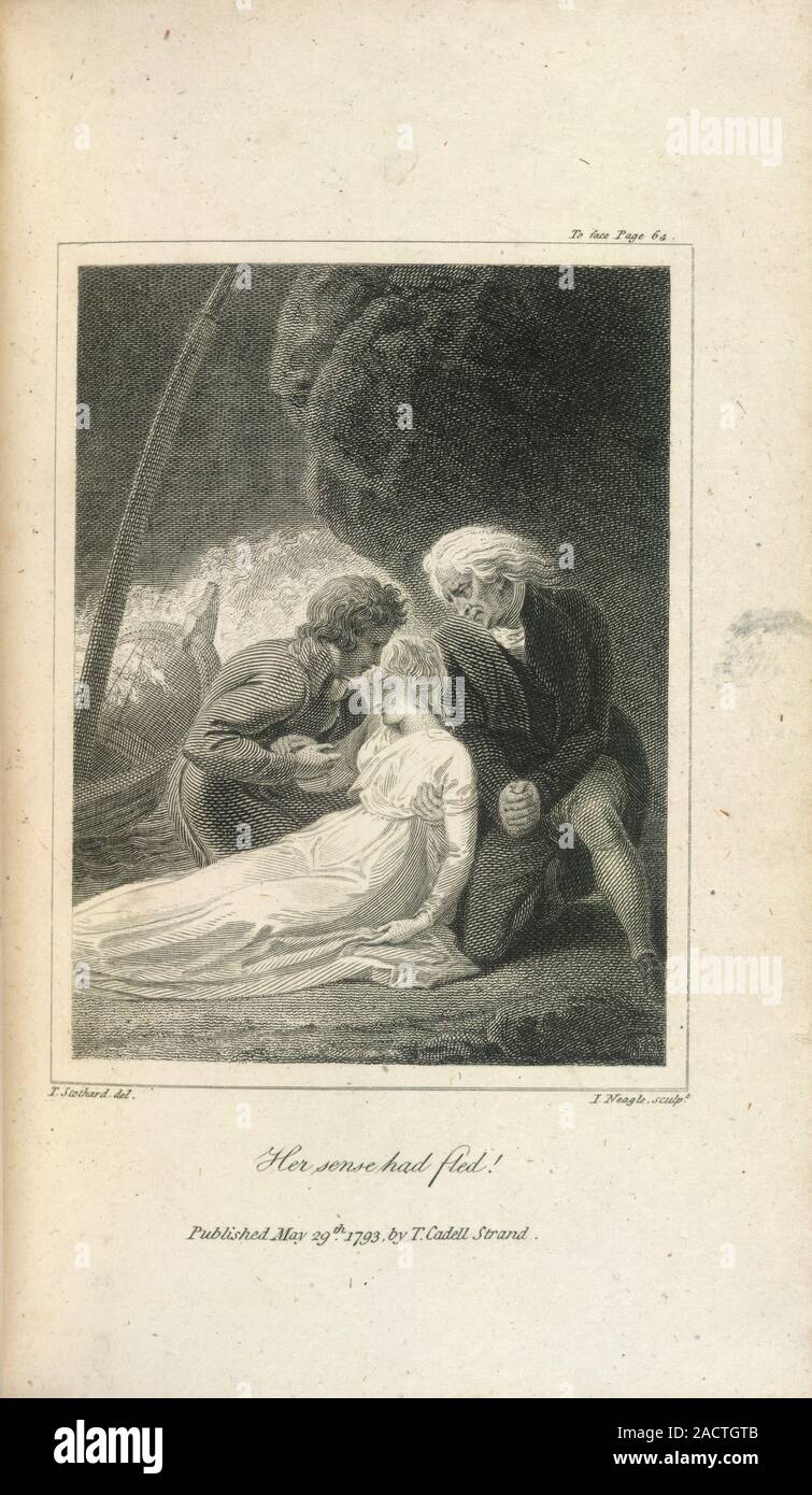 Her senses had fled From the pleasures of memory. Illustrated by Thomas ...