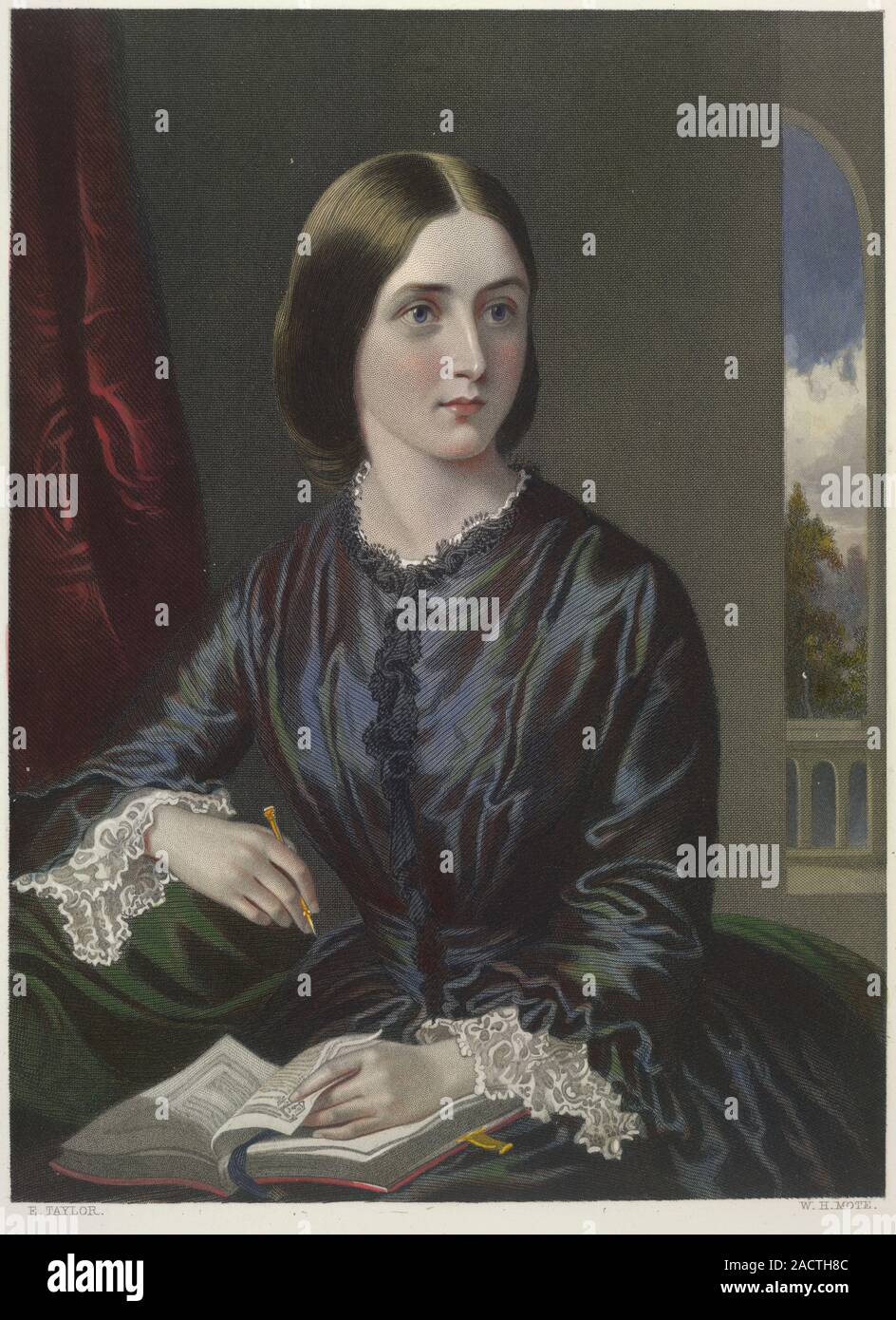 Isabel, Isabel, a portrait. Illustration for a poem, 'Isabel' by Alfred ...