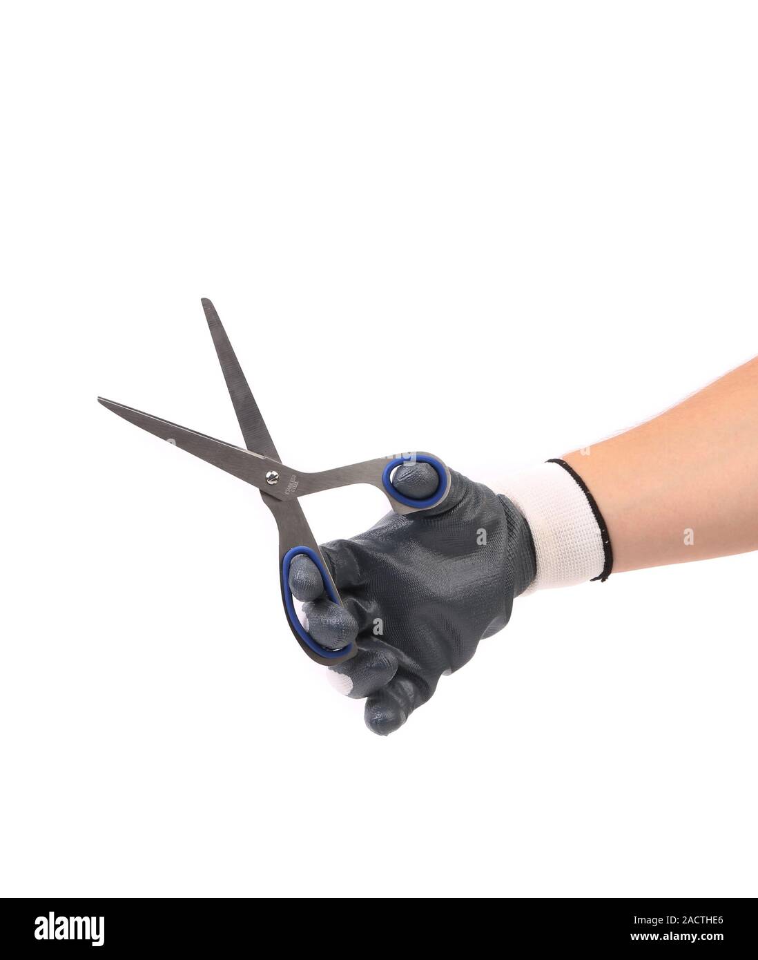 Hand with scissors hi-res stock photography and images - Alamy