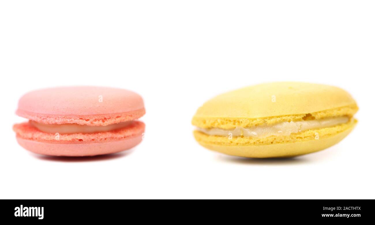 Two cake macaron macaroon hi-res stock photography and images - Alamy