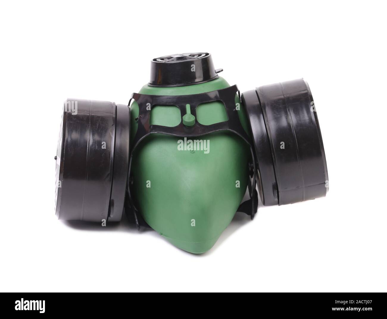 Green gas mask Stock Photo - Alamy