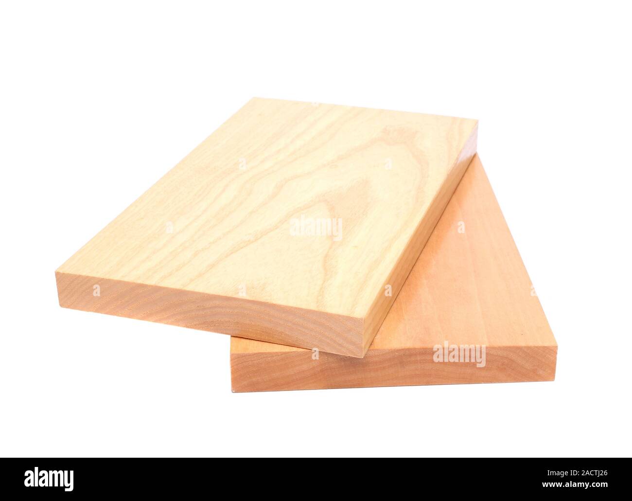 Two wooden plank close-up Stock Photo - Alamy
