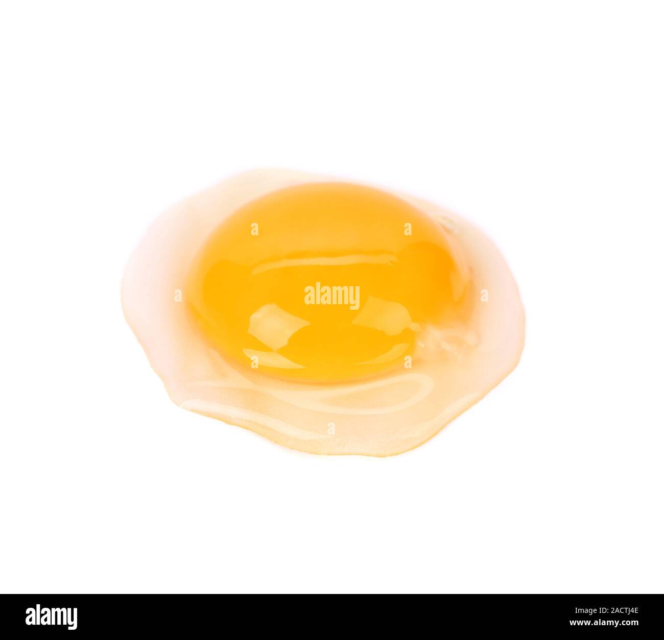 Egg yolk closeup isolated on white Stock Photo - Alamy