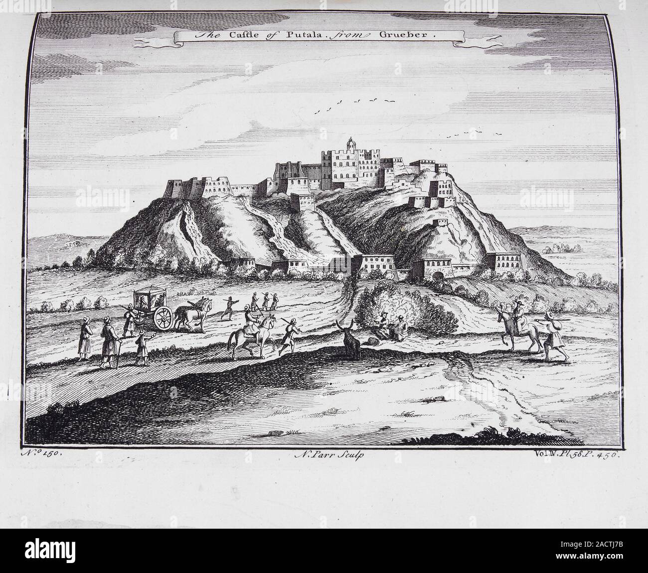 The castle of Putala Stock Photo - Alamy