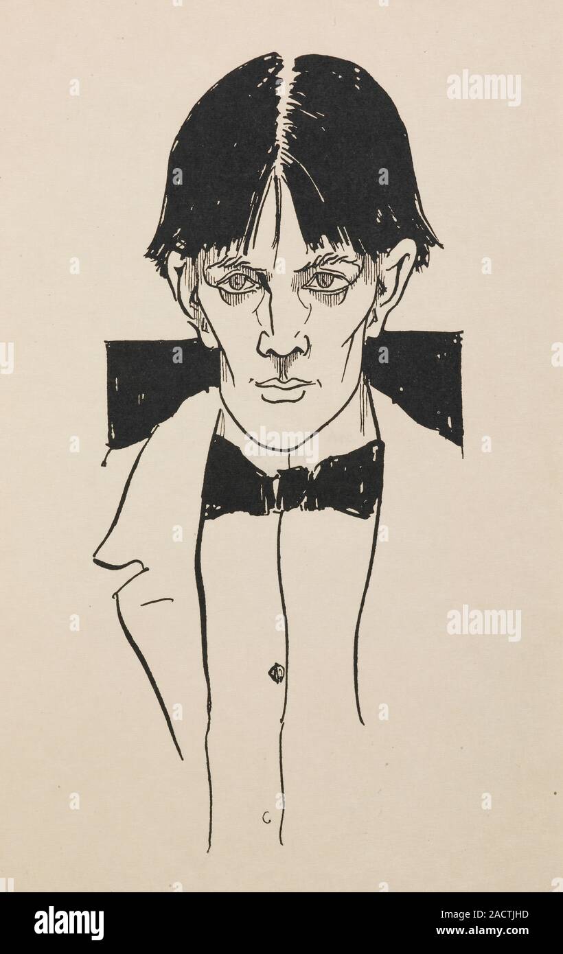 Portrait of Aubrey Beardsley, Author Aubrey Vincent Beardsley ...