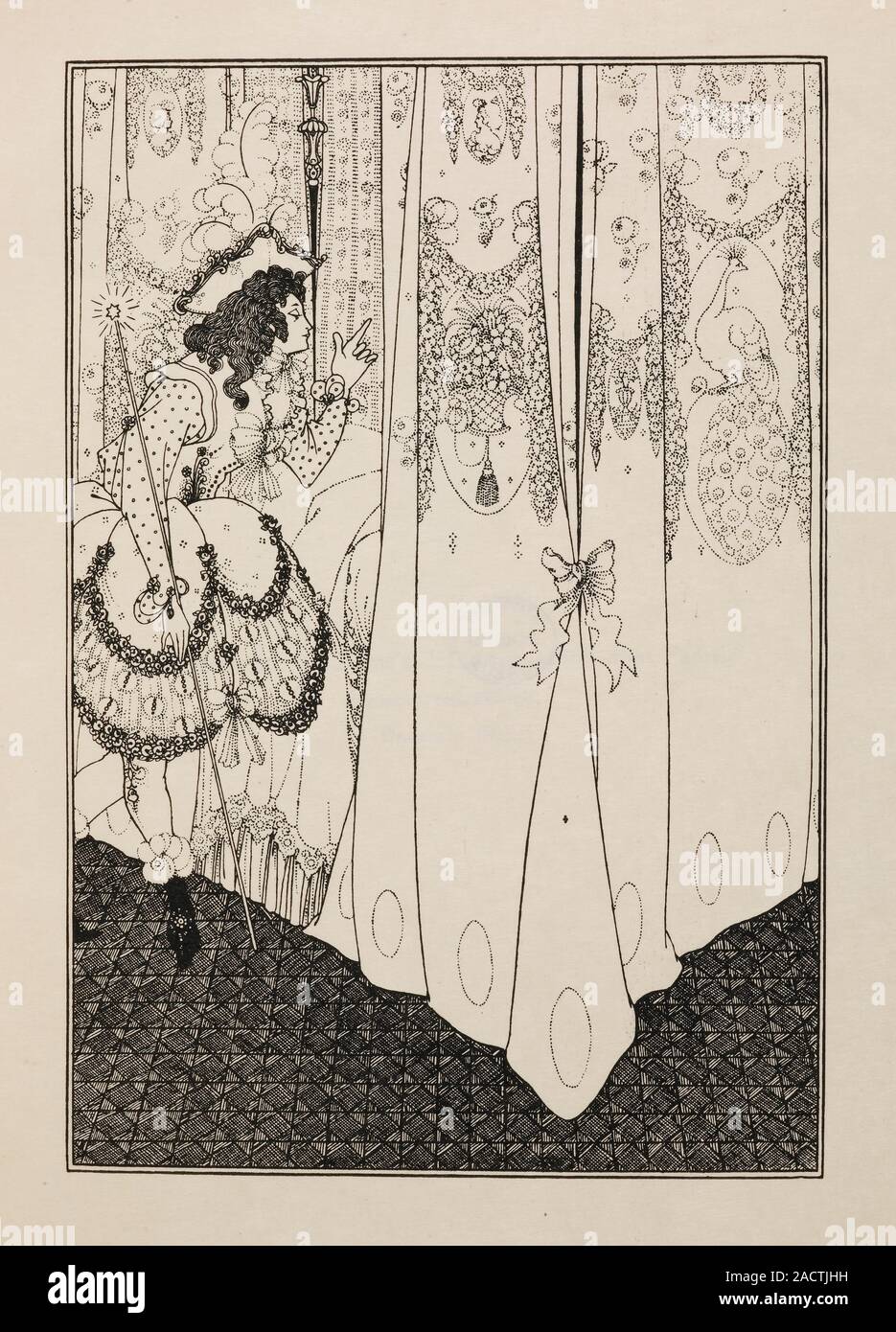 A Drawing entitled The Dream. Author Aubrey Vincent Beardsley ...