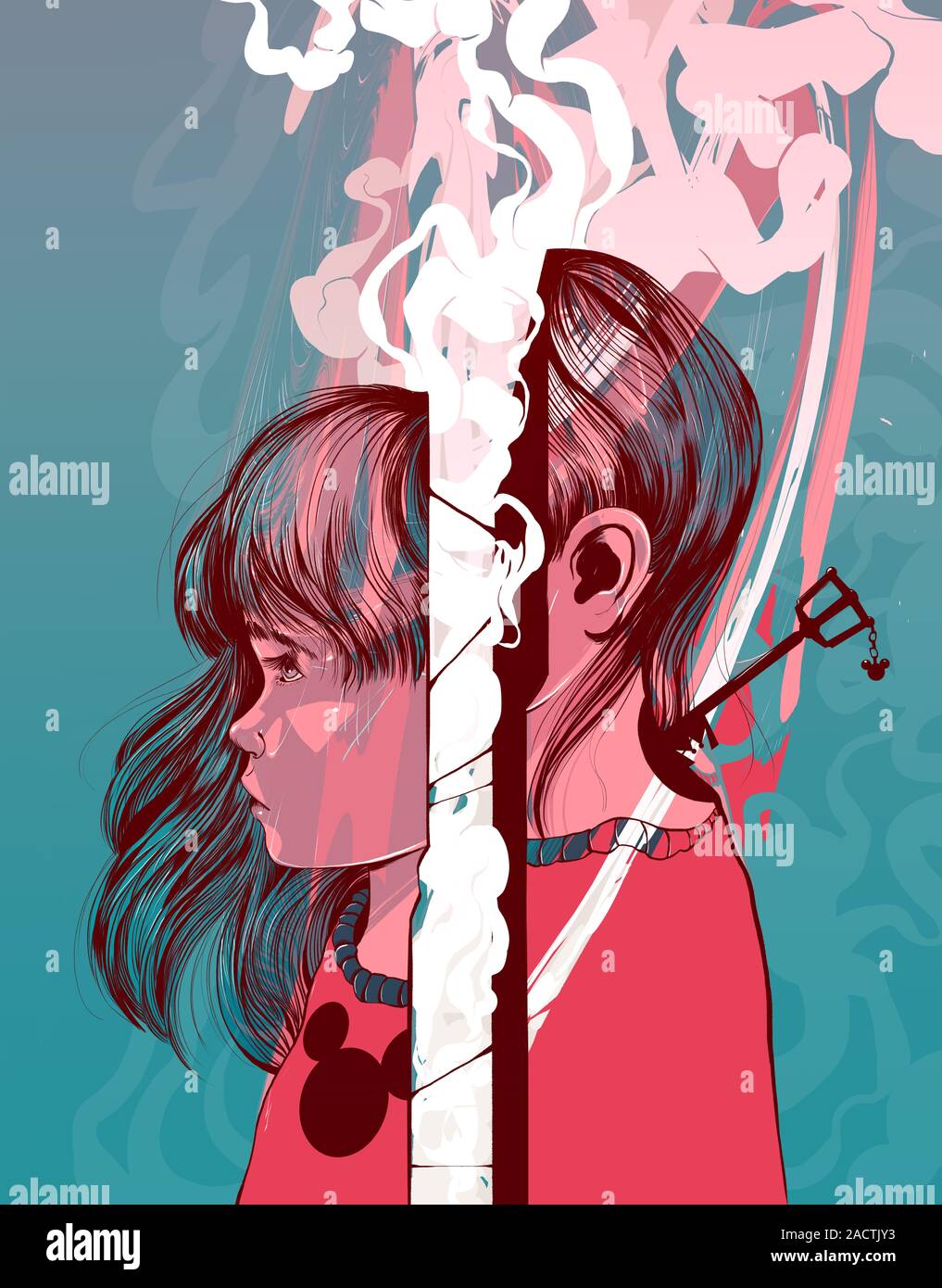 Girl mickey mouse hi-res stock photography and images - Alamy