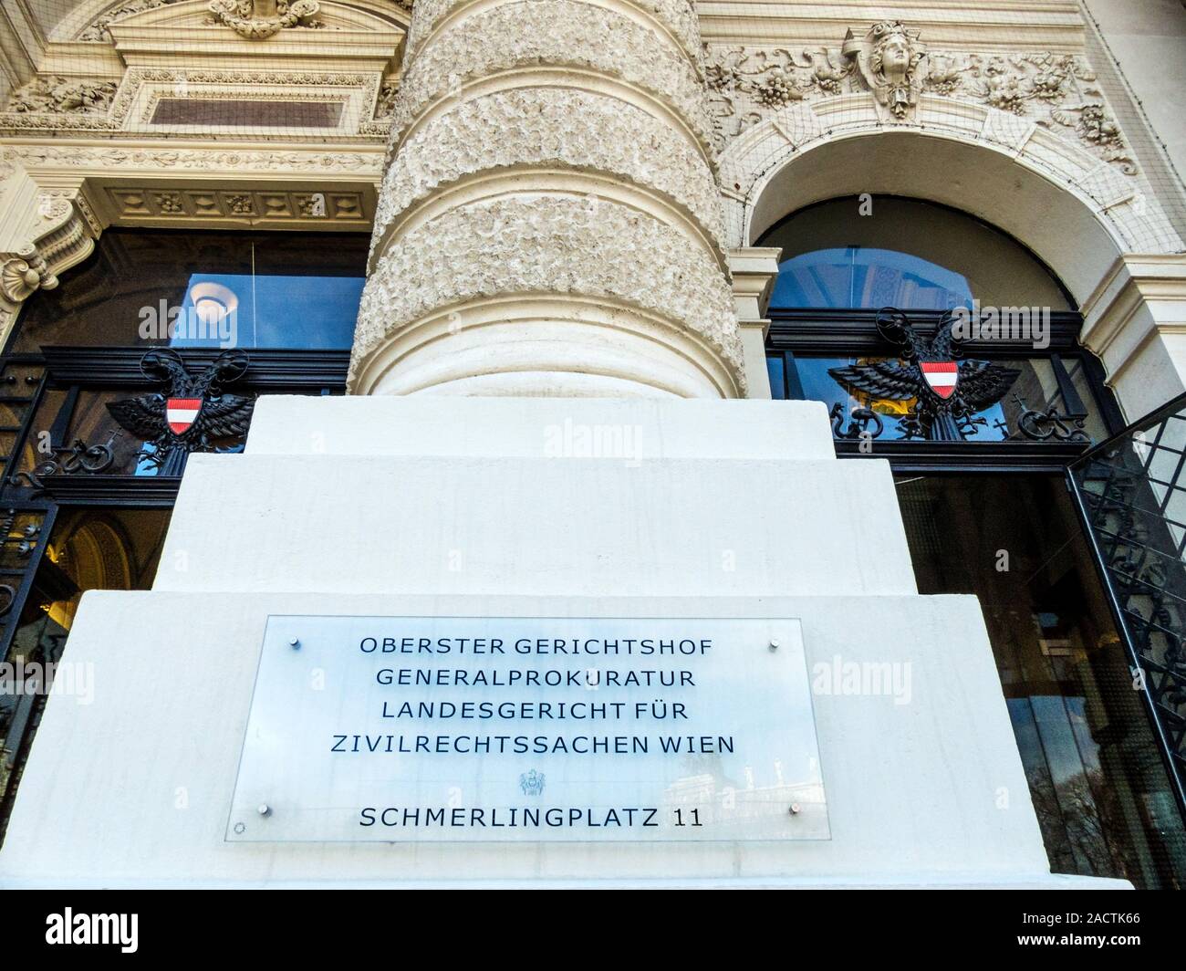 Vienna. Austria. Supreme Court Stock Photo - Alamy