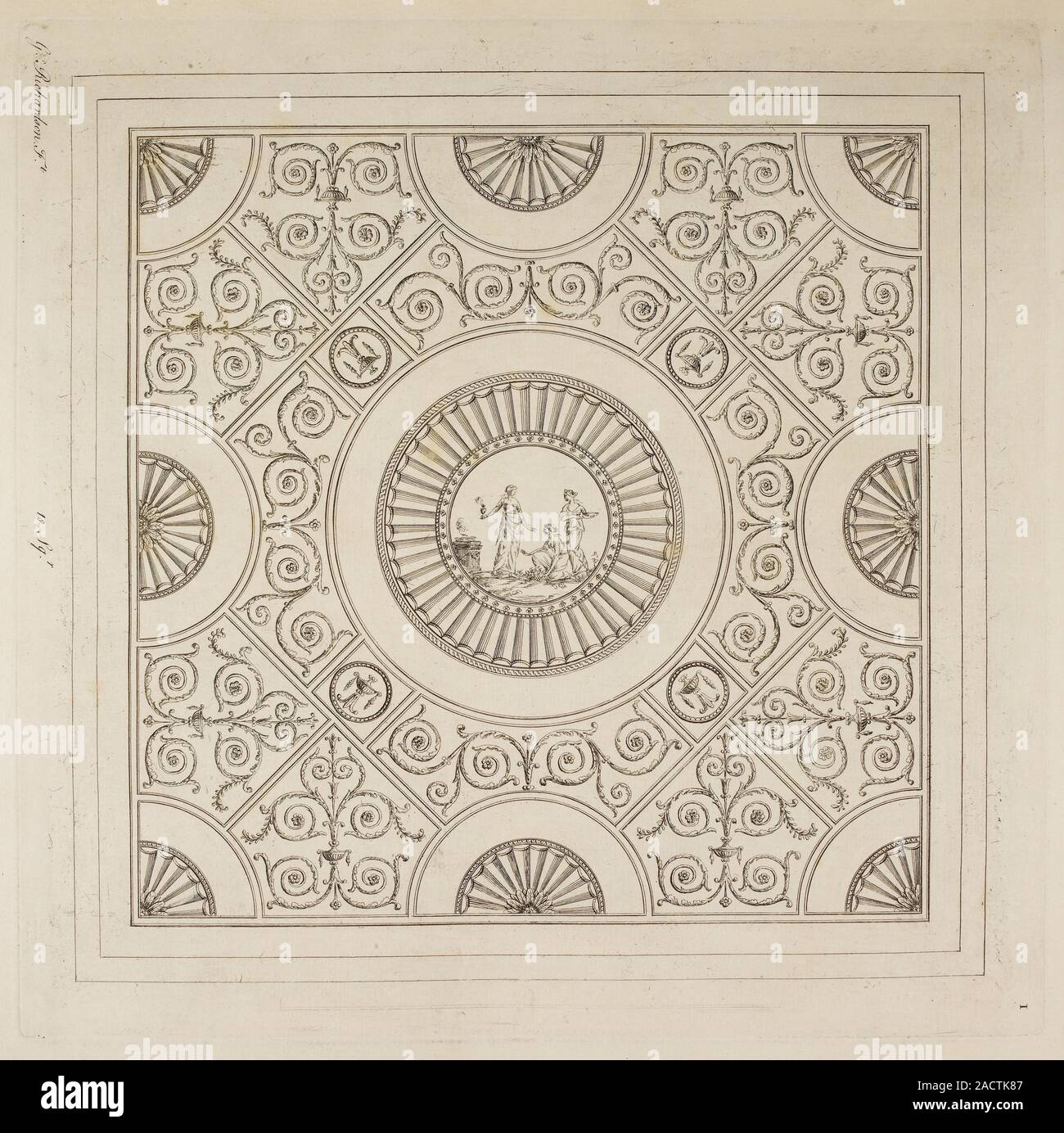 Architectural design of a ceiling Stock Photo - Alamy