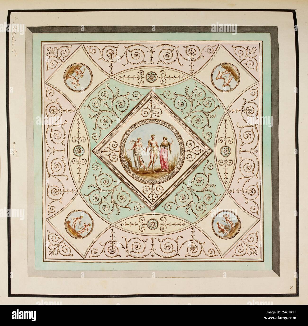 Design for a ceiling Stock Photo - Alamy