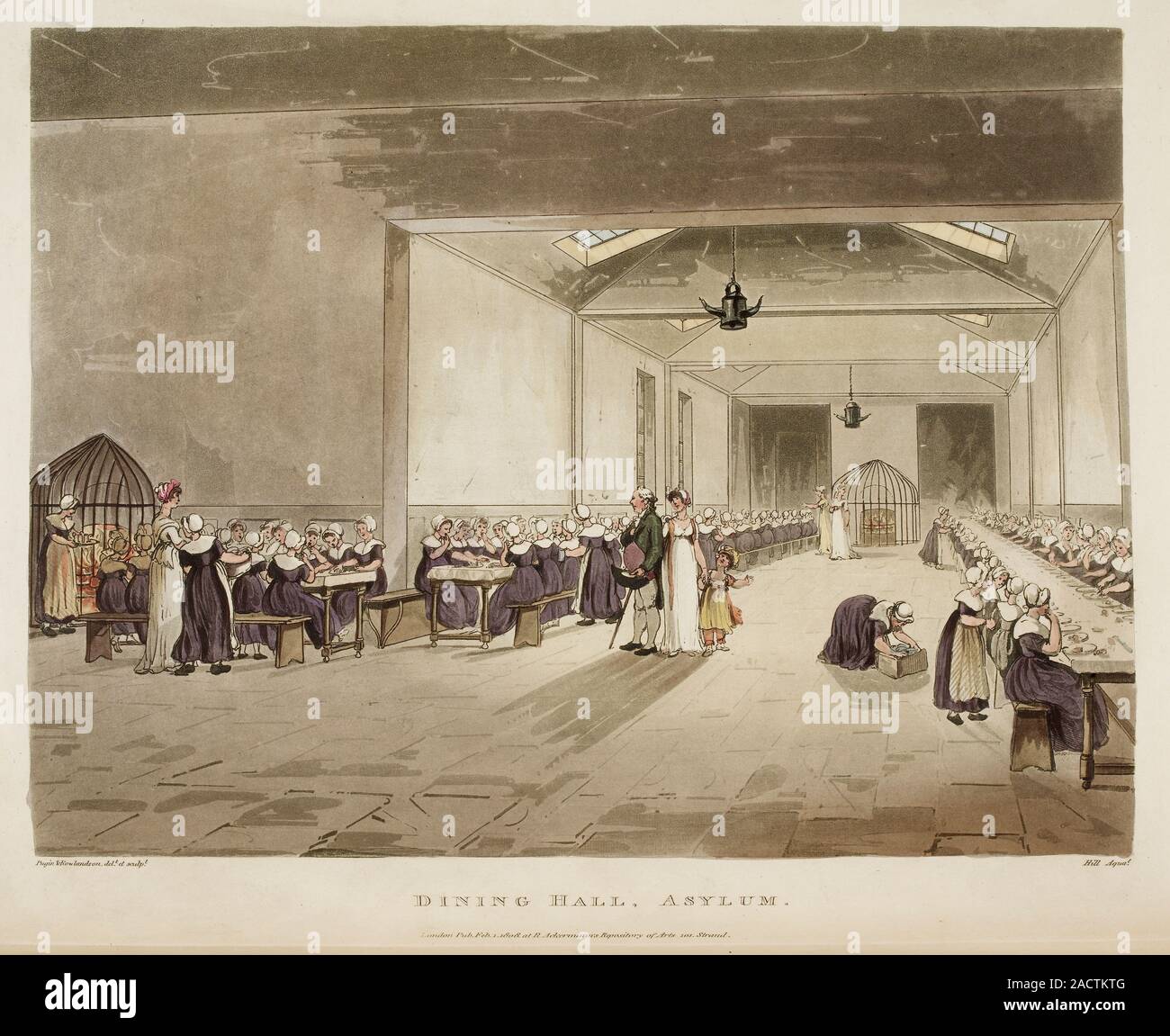 Dining hall, Asylum, Dining hall, Asylum. Image taken from The ...