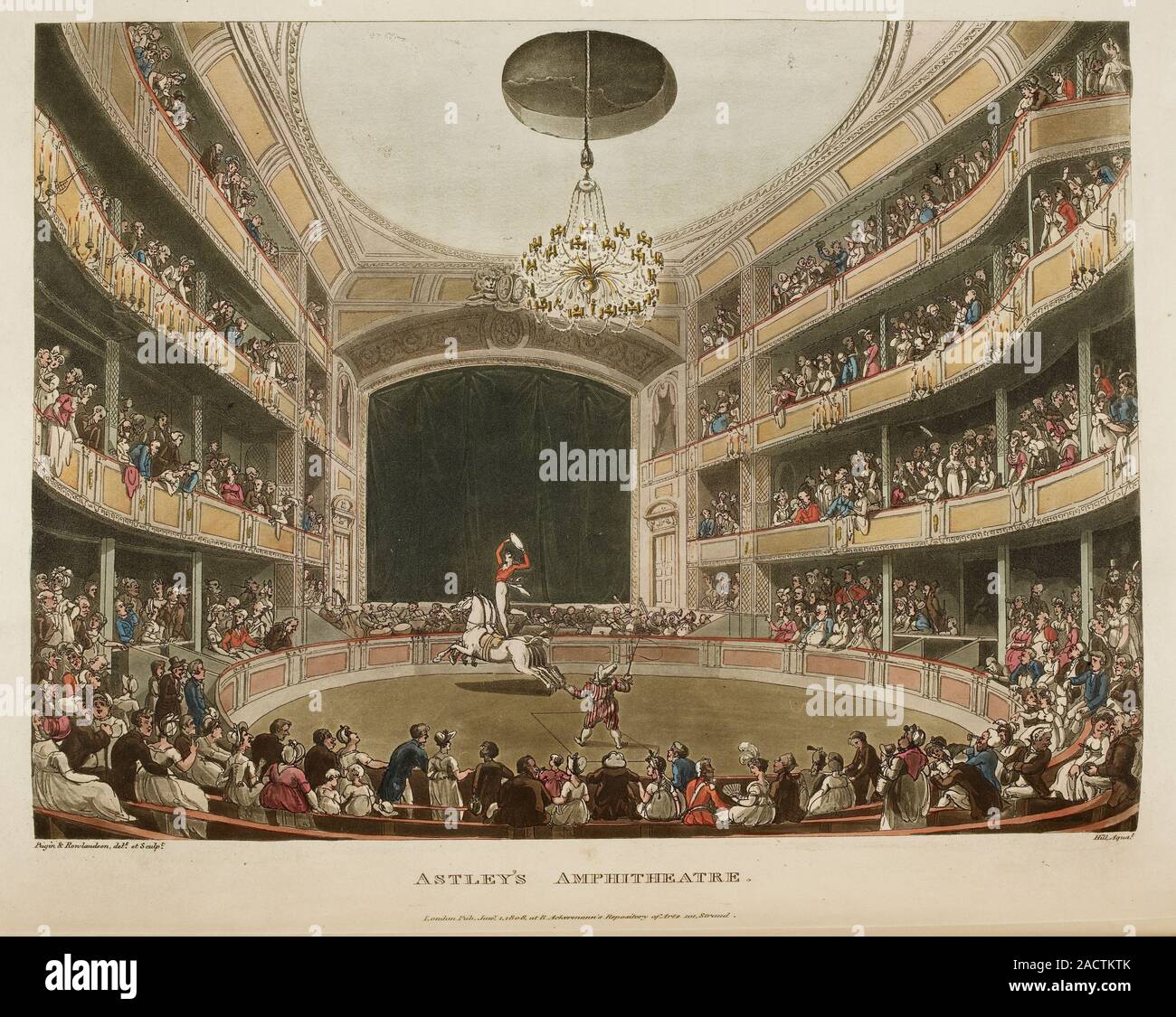 Astley's Amphitheatre, Astley's Amphitheatre . Image taken from The ...