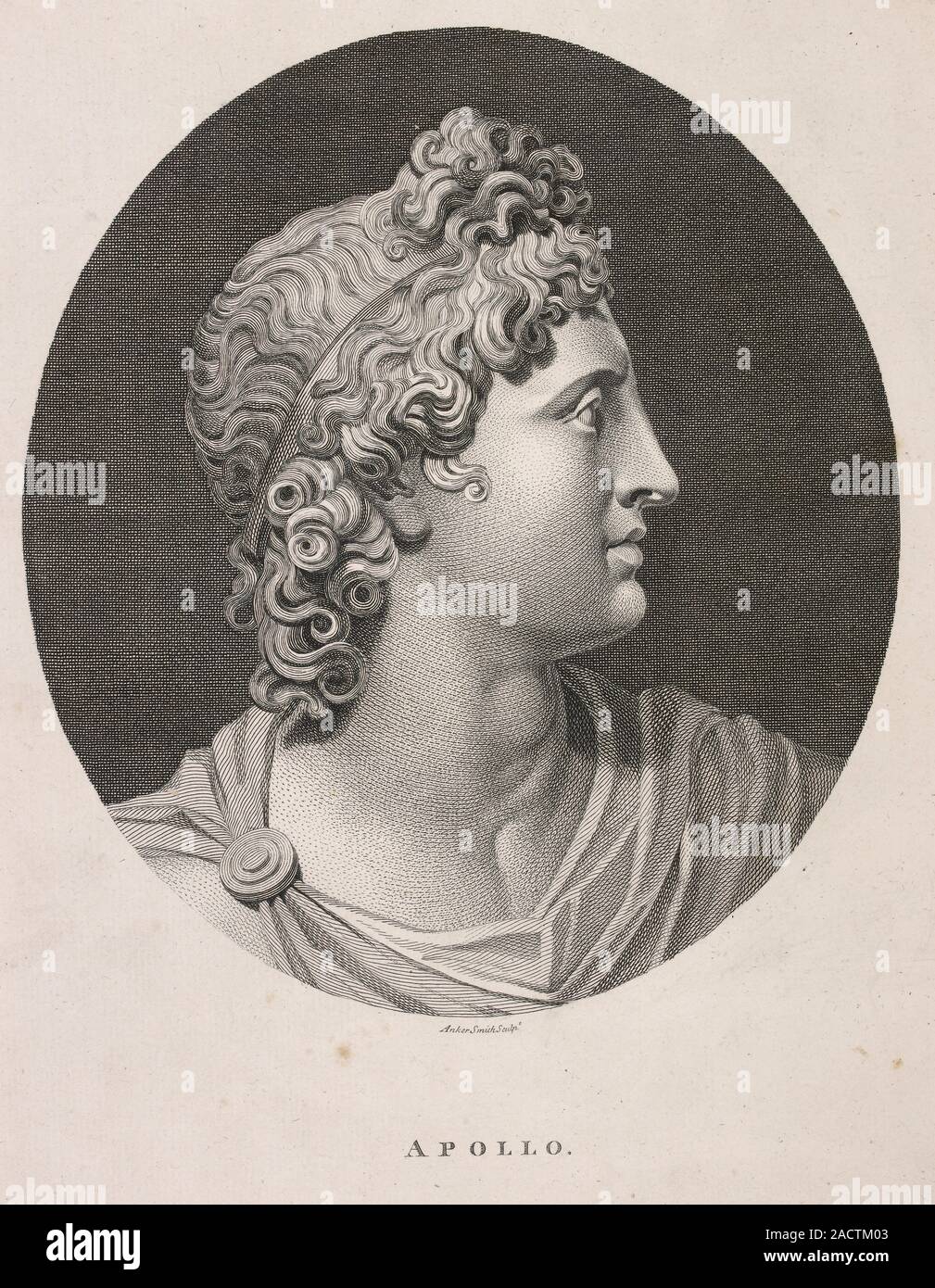 Profile of Apollo Stock Photo - Alamy