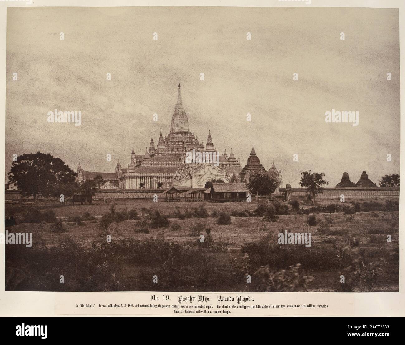 Ananda Pagoda a General view of the Ananda Pagoda. Image taken from ...