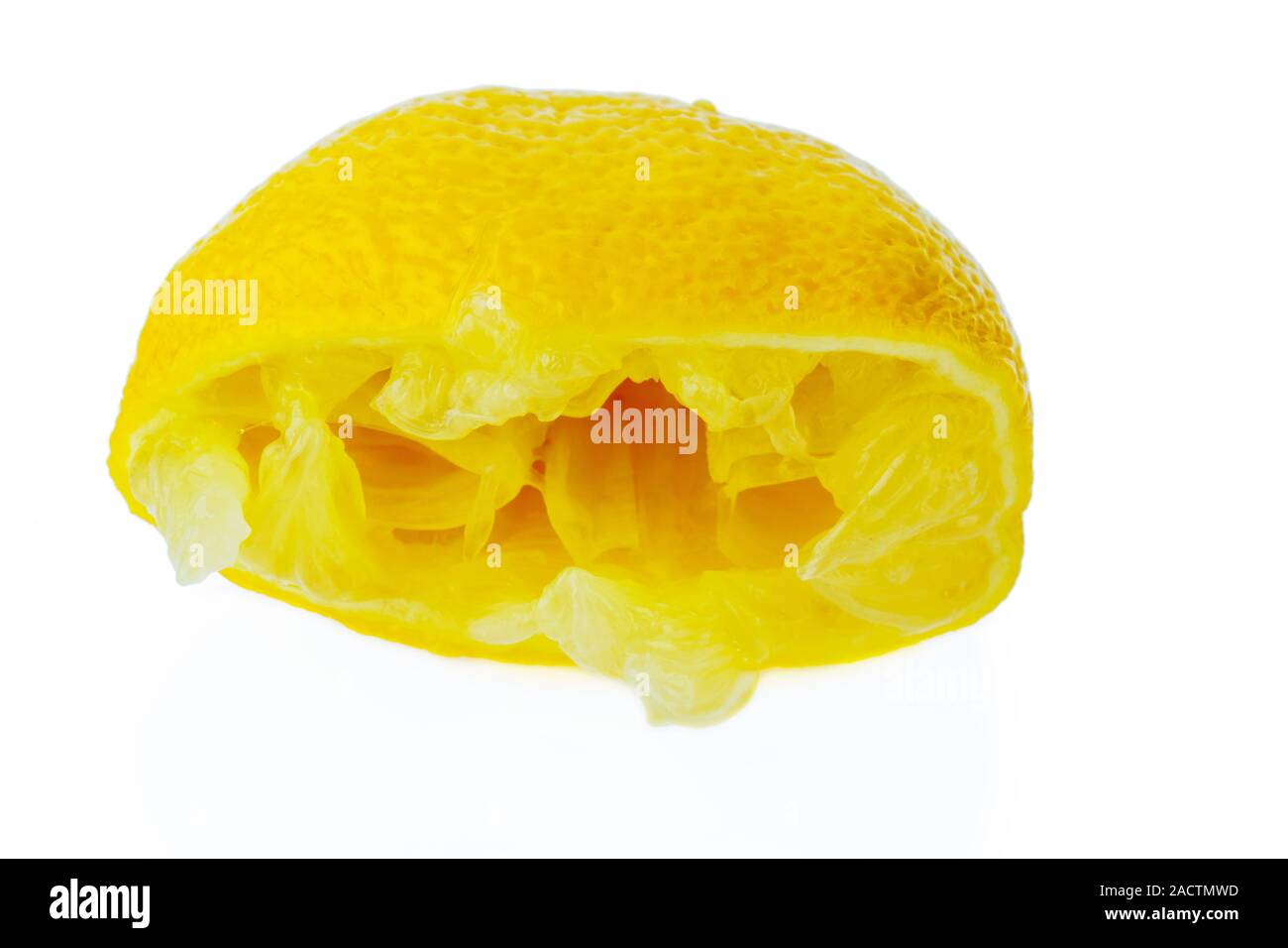 Squeezed lemon Cut Out Stock Images & Pictures - Alamy