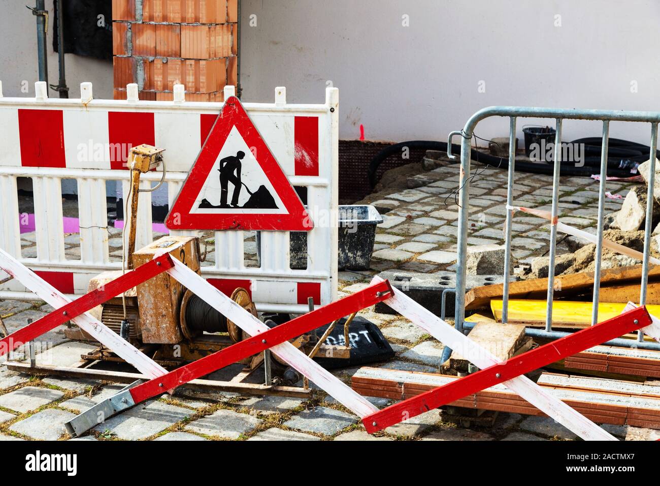 Construction Site Information High Resolution Stock Photography and ...