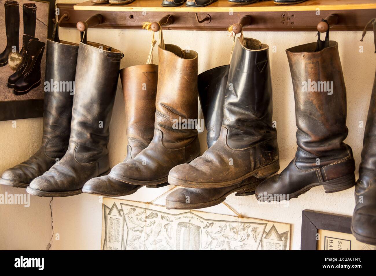 Old boots hi-res stock photography and images - Alamy
