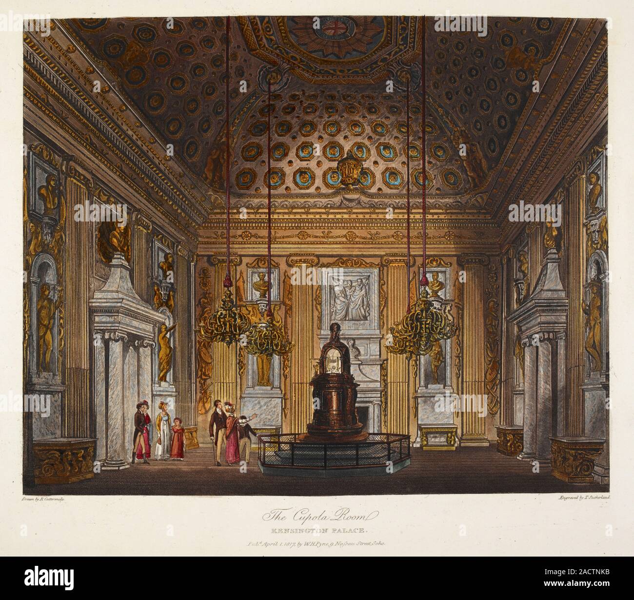 The cupola room. Kensington palace, Colour illustration / plate. Author ...