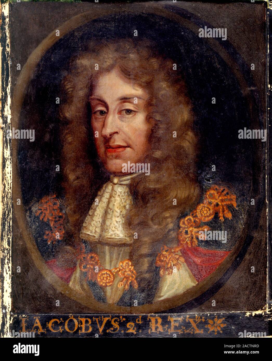 Portrait of James II, king of England and Ireland Stock Photo - Alamy