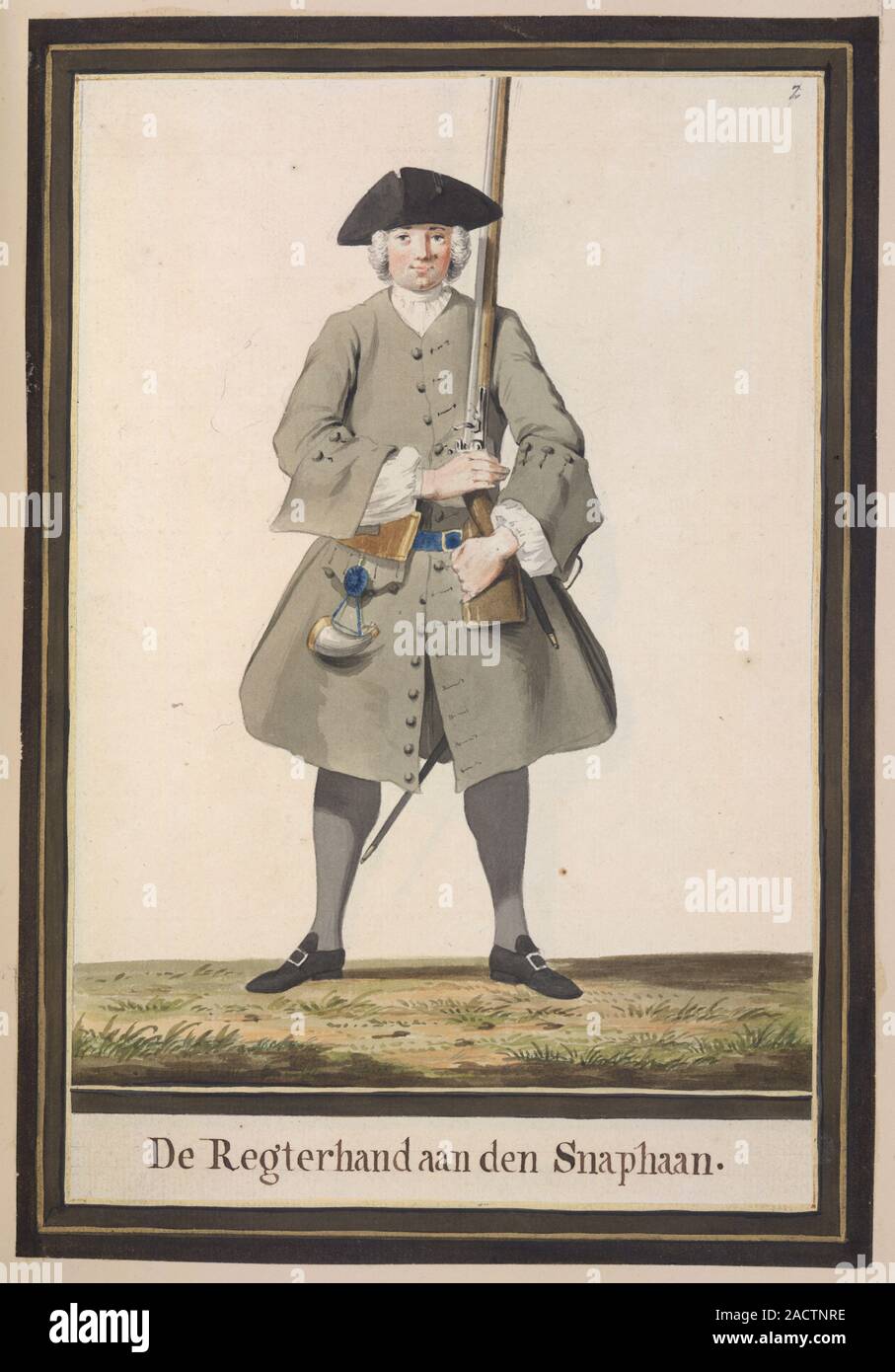 Soldier with musket, Image taken from Drawings of Dutch Military ...