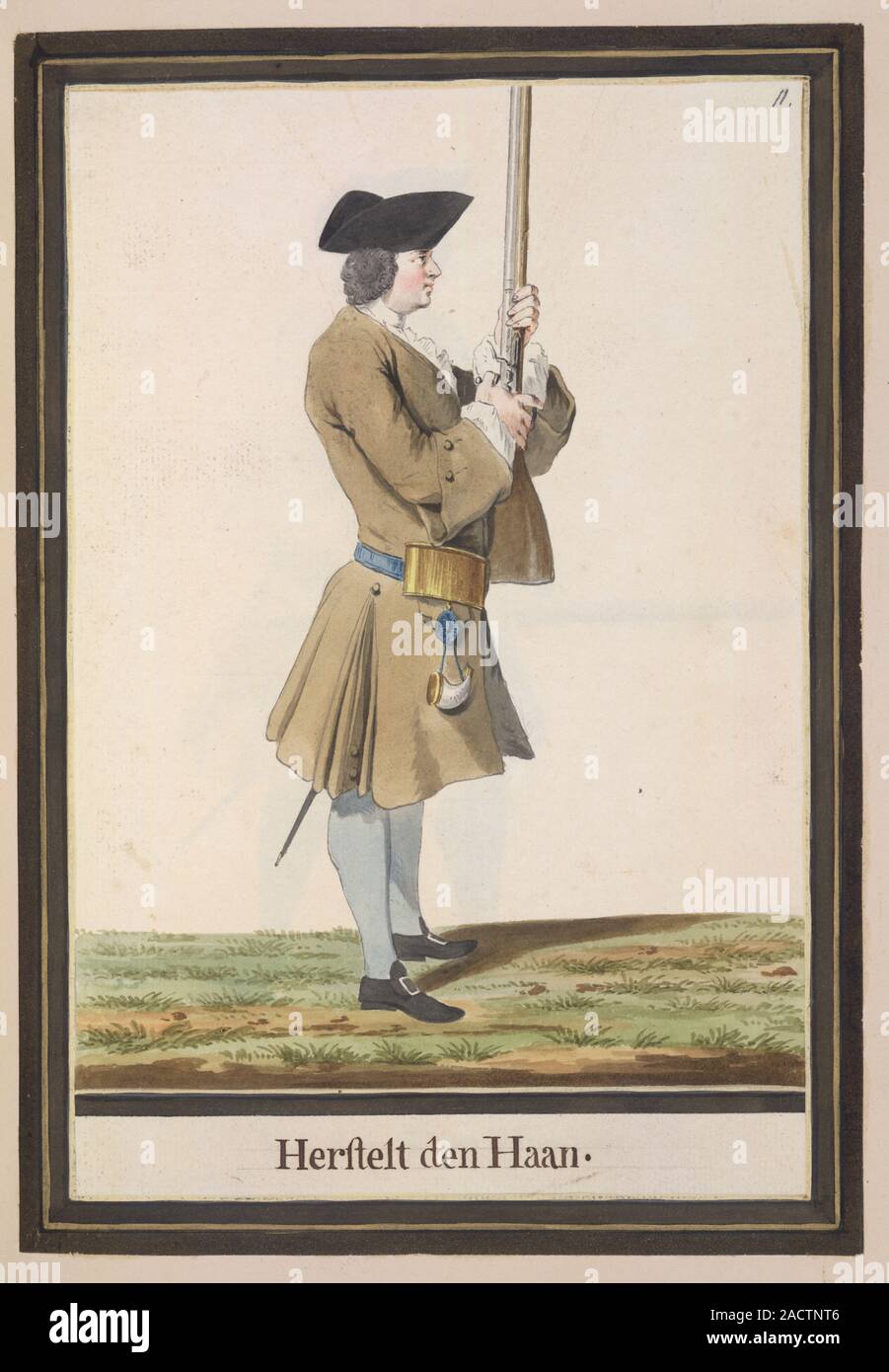 Soldier with musket, Image taken from Drawings of Dutch Military ...
