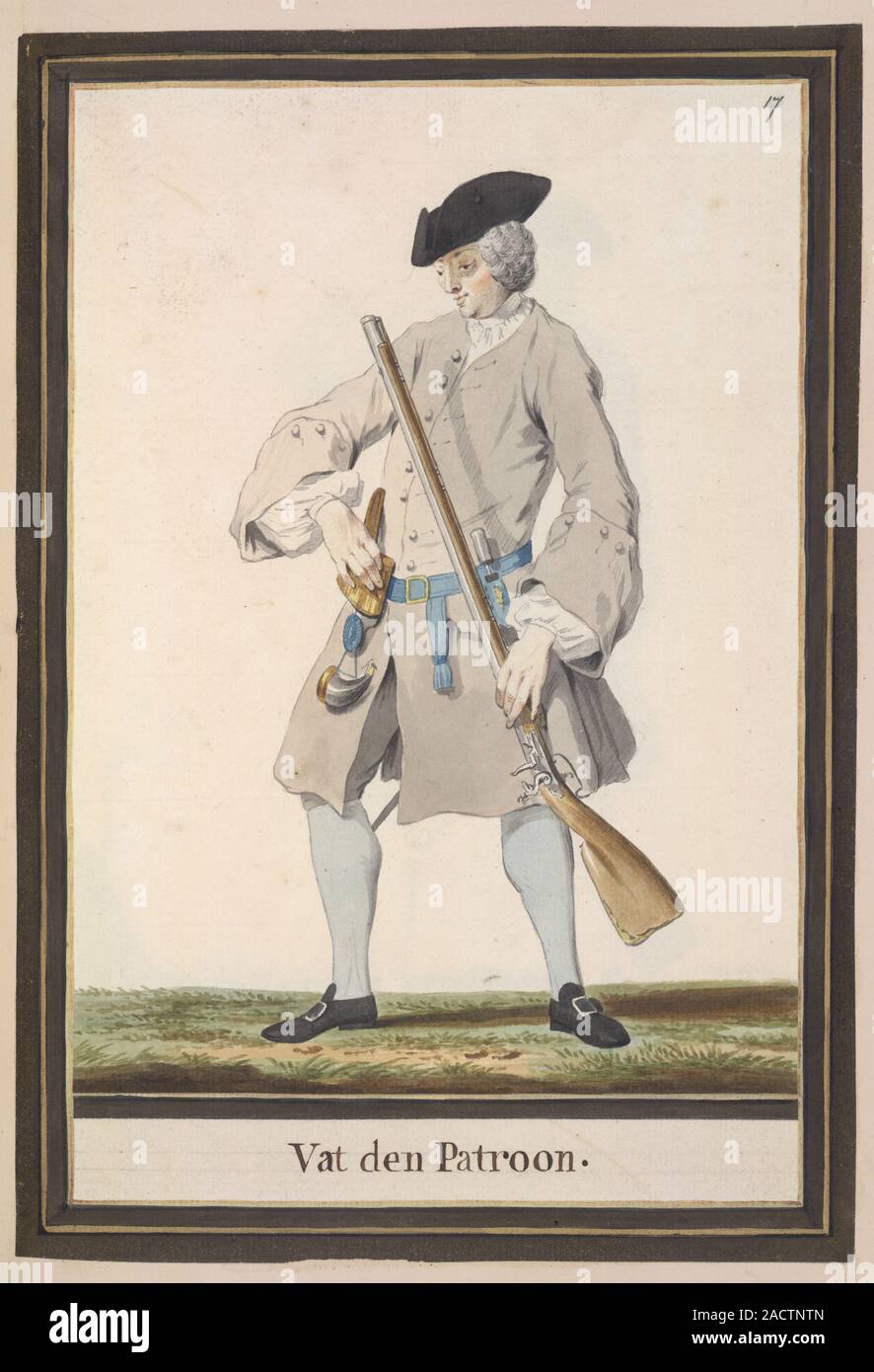 Soldier with musket, Image taken from Drawings of Dutch Military ...