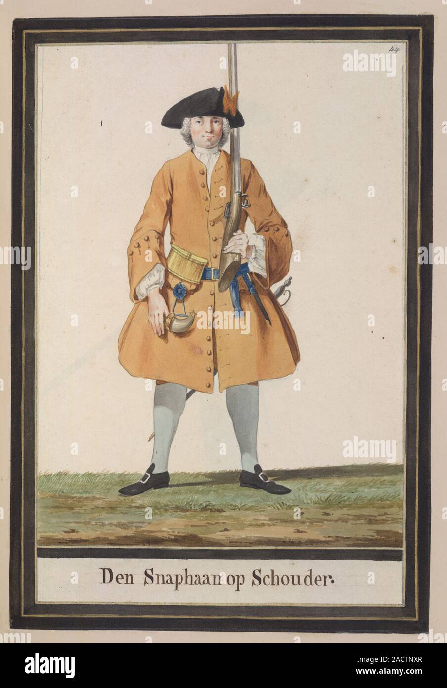 Soldier with musket, Image taken from Drawings of Dutch Military ...