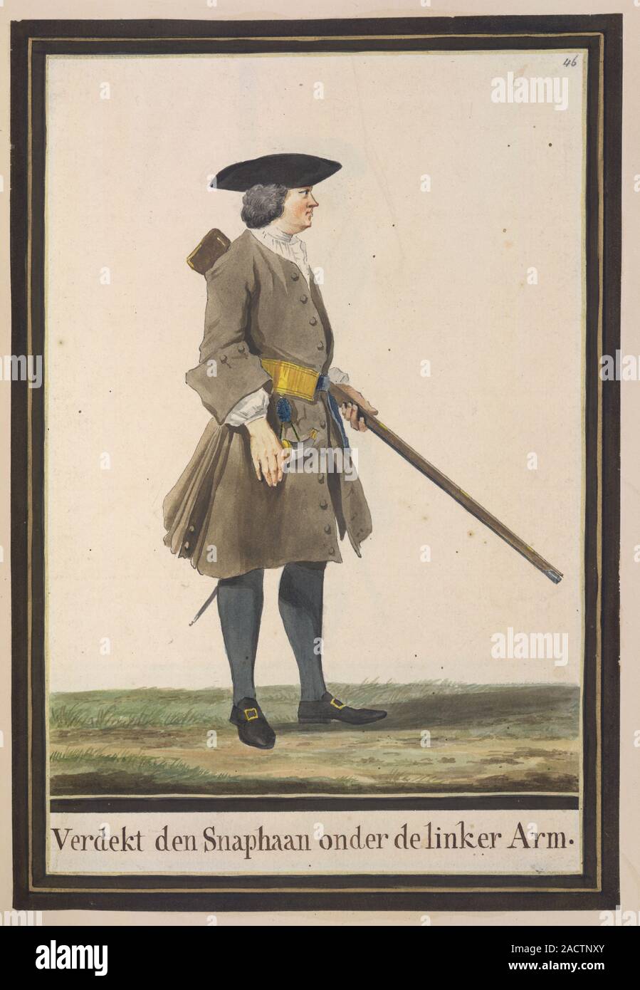 Soldier with musket, Image taken from Drawings of Dutch Military ...