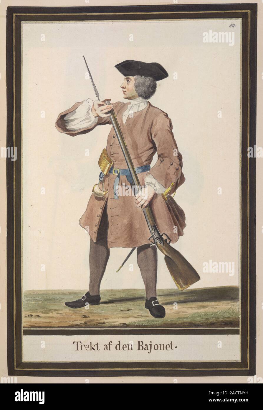 Soldier with musket, Image taken from Drawings of Dutch Military ...