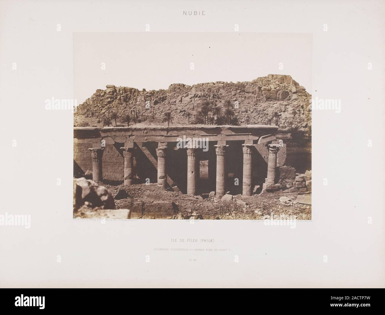 Photograph of the Egyptian landscape monuments and archaeological sites ...