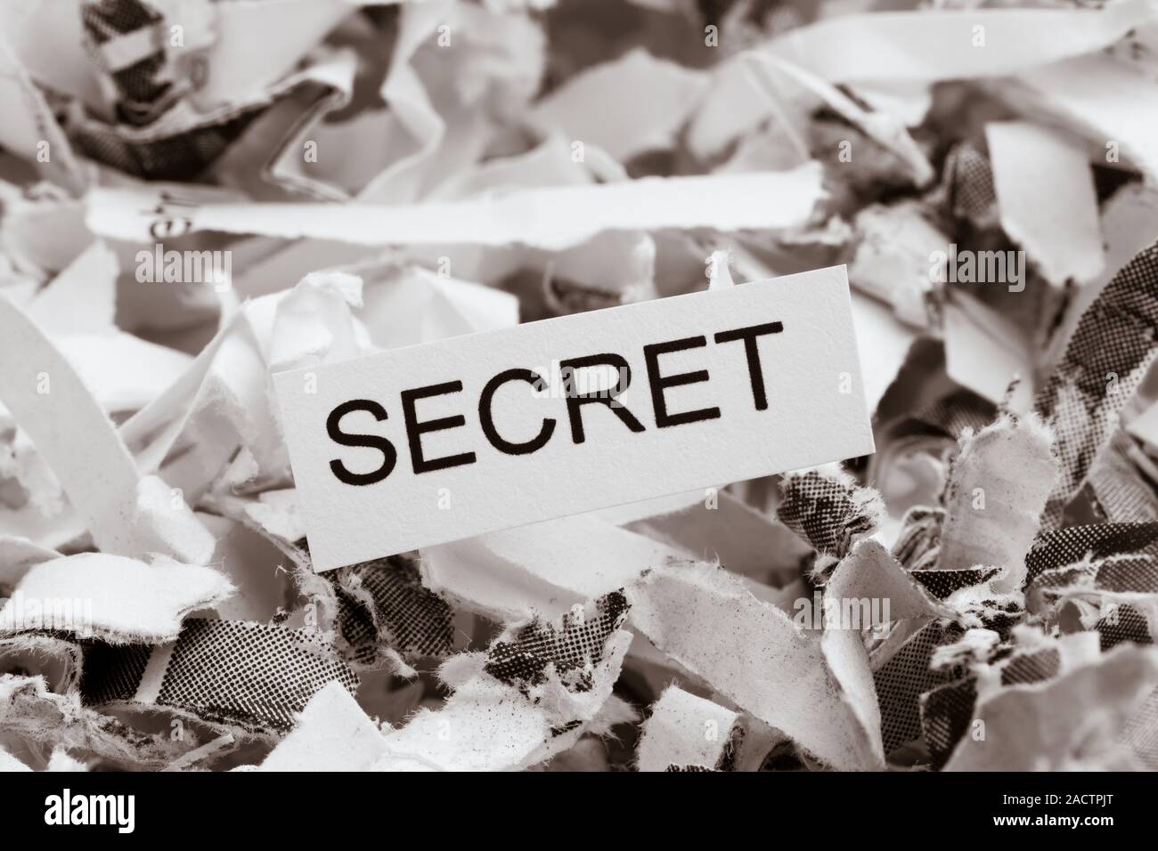 Paper cutlet Secret Stock Photo - Alamy