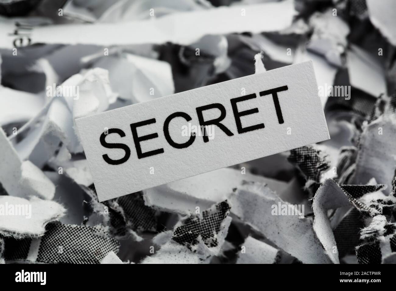 Paper cutlet Secret Stock Photo - Alamy