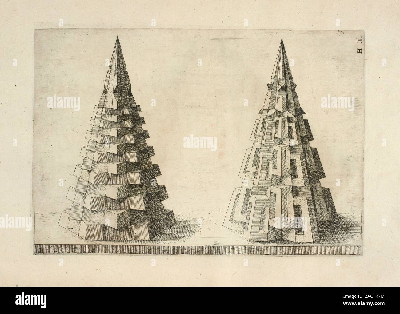 Illustration of sculpture. Pattern book, with objects and classical ...