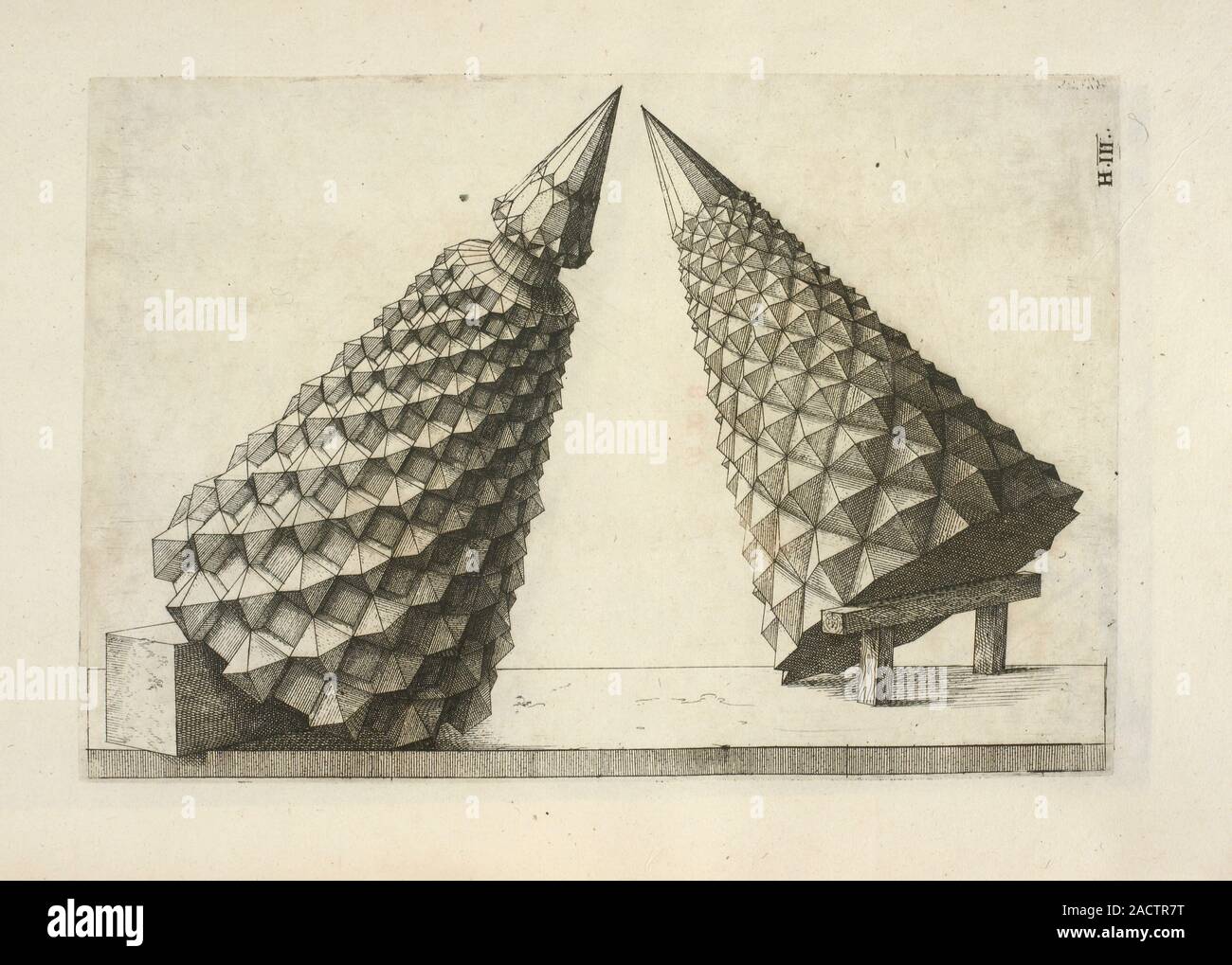 Illustration of sculpture. Pattern book, with objects and classical ...