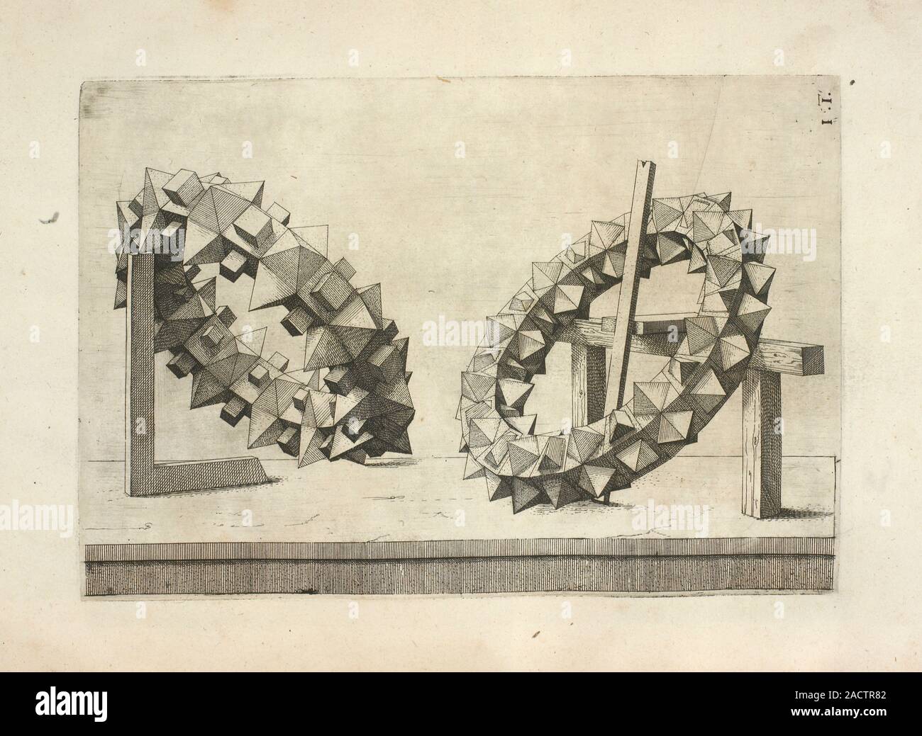 Illustration of sculpture. Pattern book, with objects and classical ...