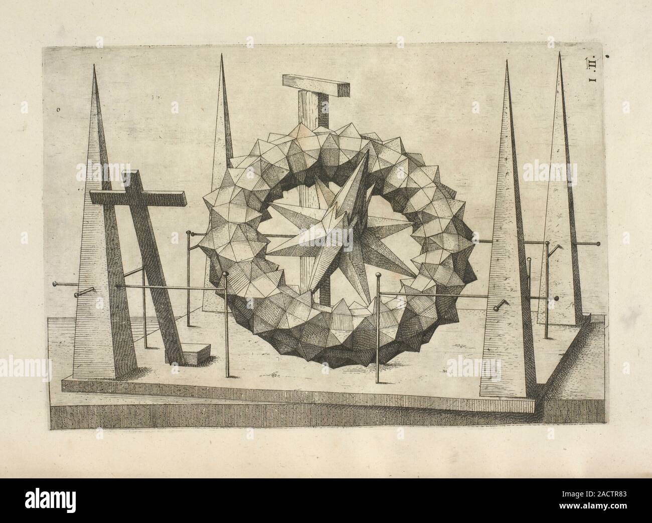 Illustration of sculpture. Pattern book, with objects and classical ...