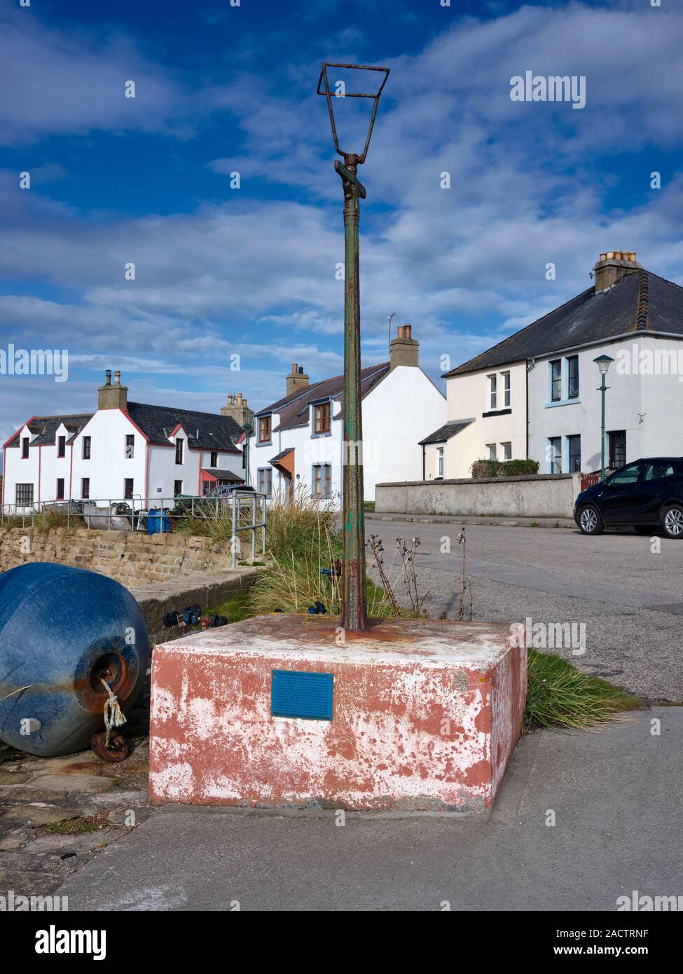Dating from around 1900, an original paraffin street lamp erected to ...