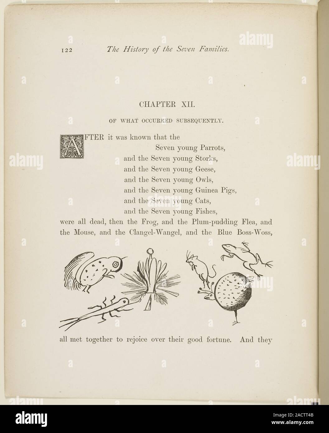 Frog, Plum-Pudding Flea, Mouse, Clangle-Wangle and Blue Boss-Woss Verse ...