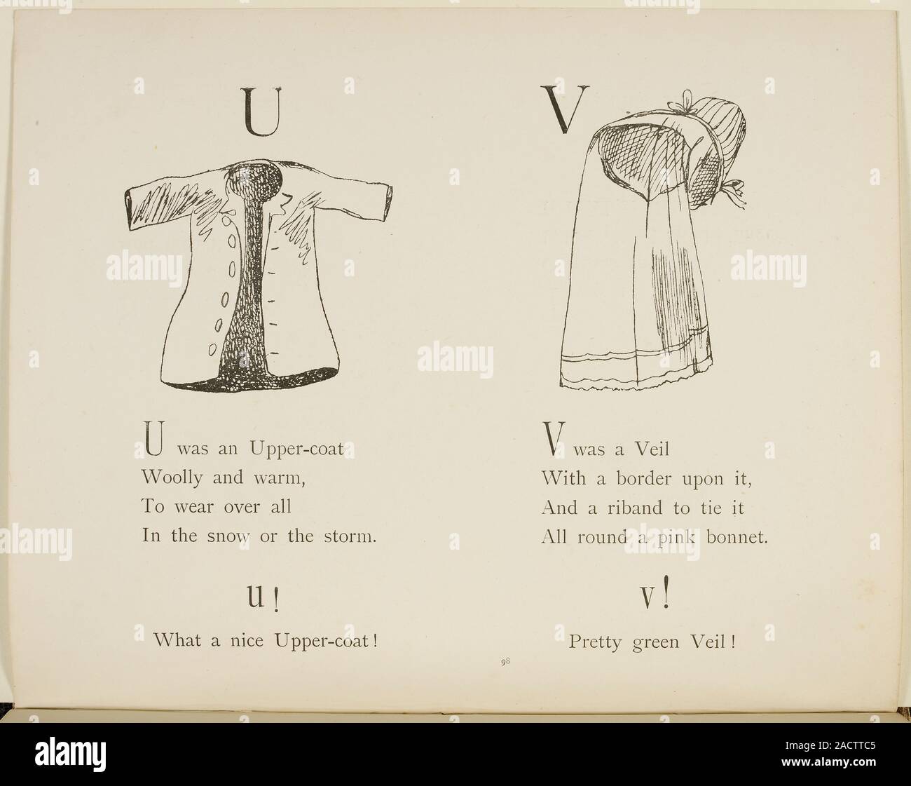 Upper-coat and veil Illustrations and verses from Nonsense Alphabets ...