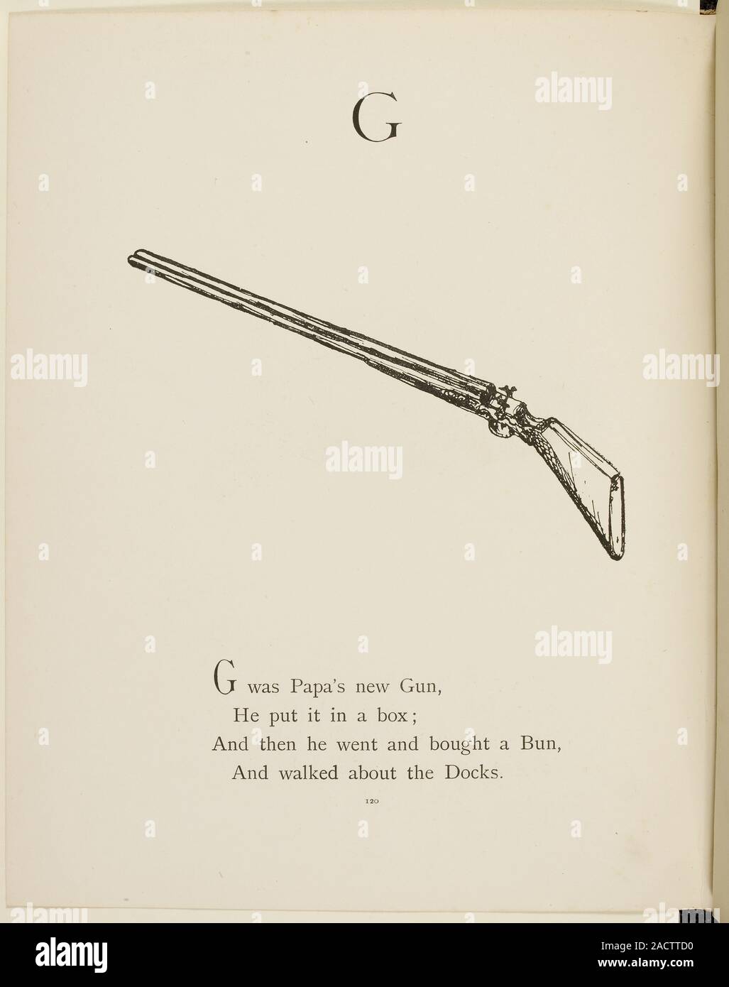 Gun Illustrations and verses from Nonsense Alphabets drawn and written ...