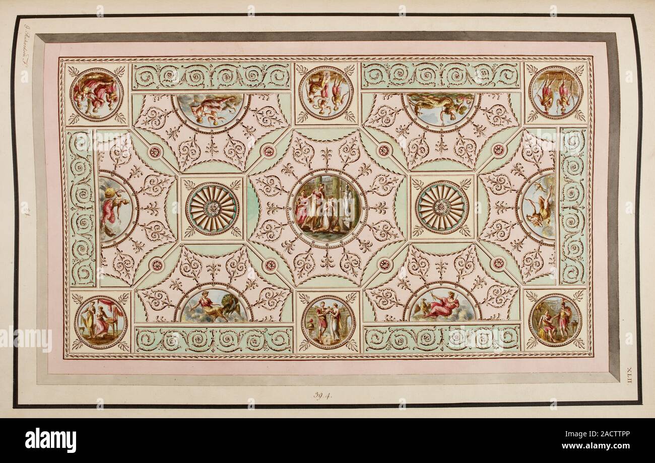 Ceilings composed in the style of the Antique Grotesque a series of ...