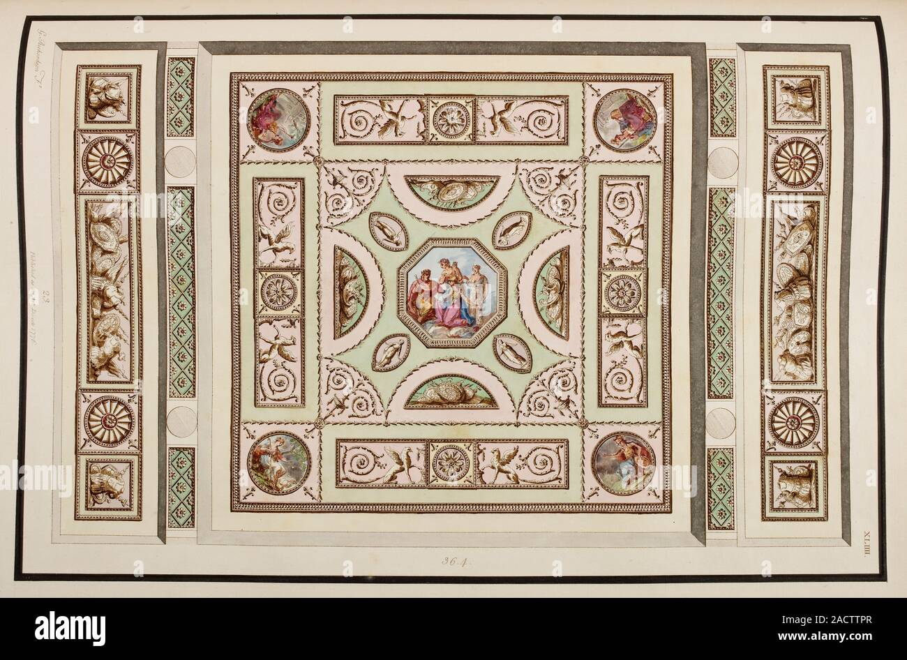 Ceilings composed in the style of the Antique Grotesque a series of ...